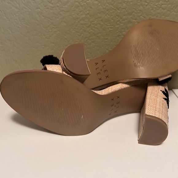 Alex + Alex | Shoes | Brand New Alexalex Palm Tree Block Heel Sandals ...